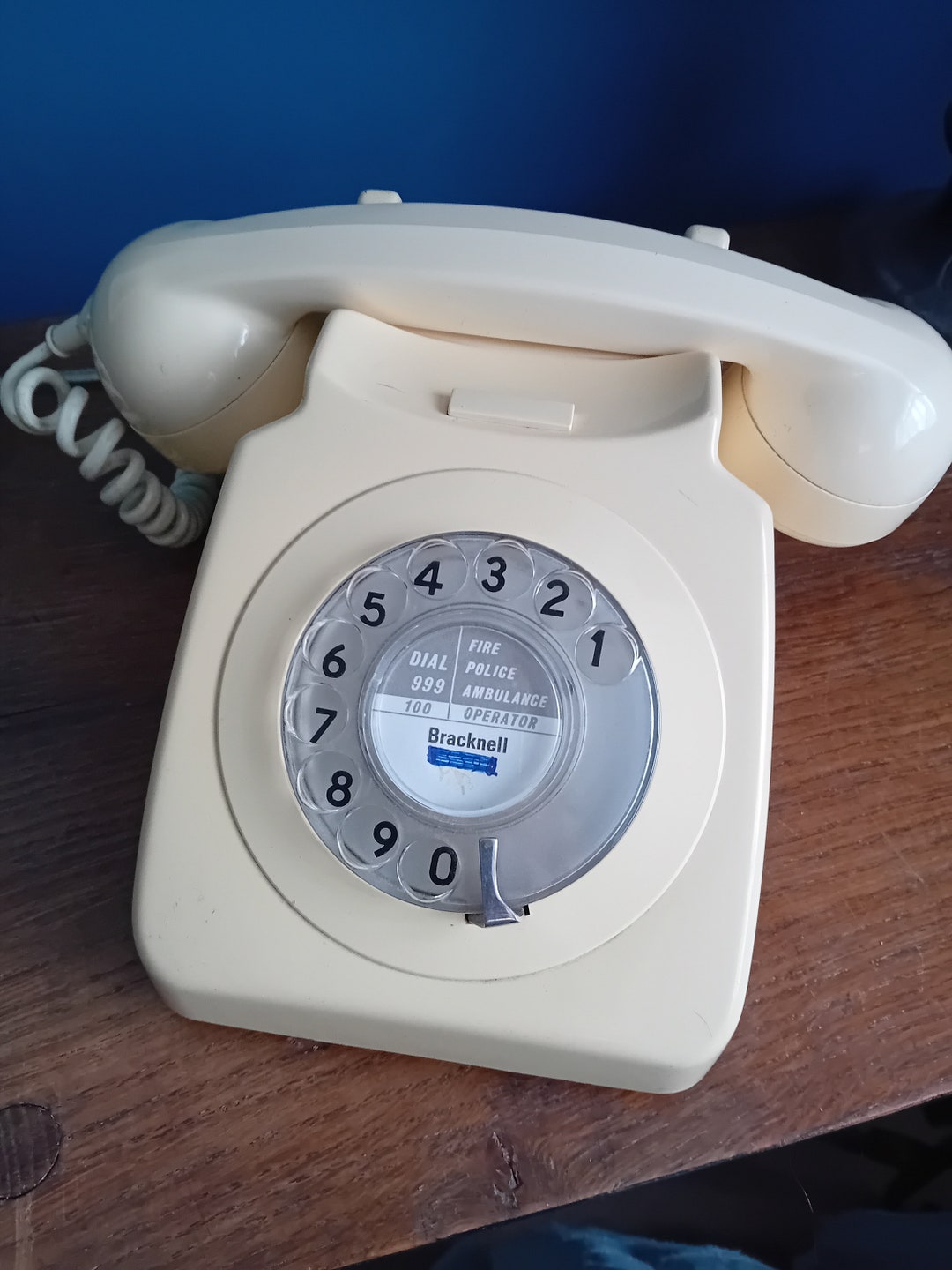 Cream Rotary Dial Telephone - Etsy
