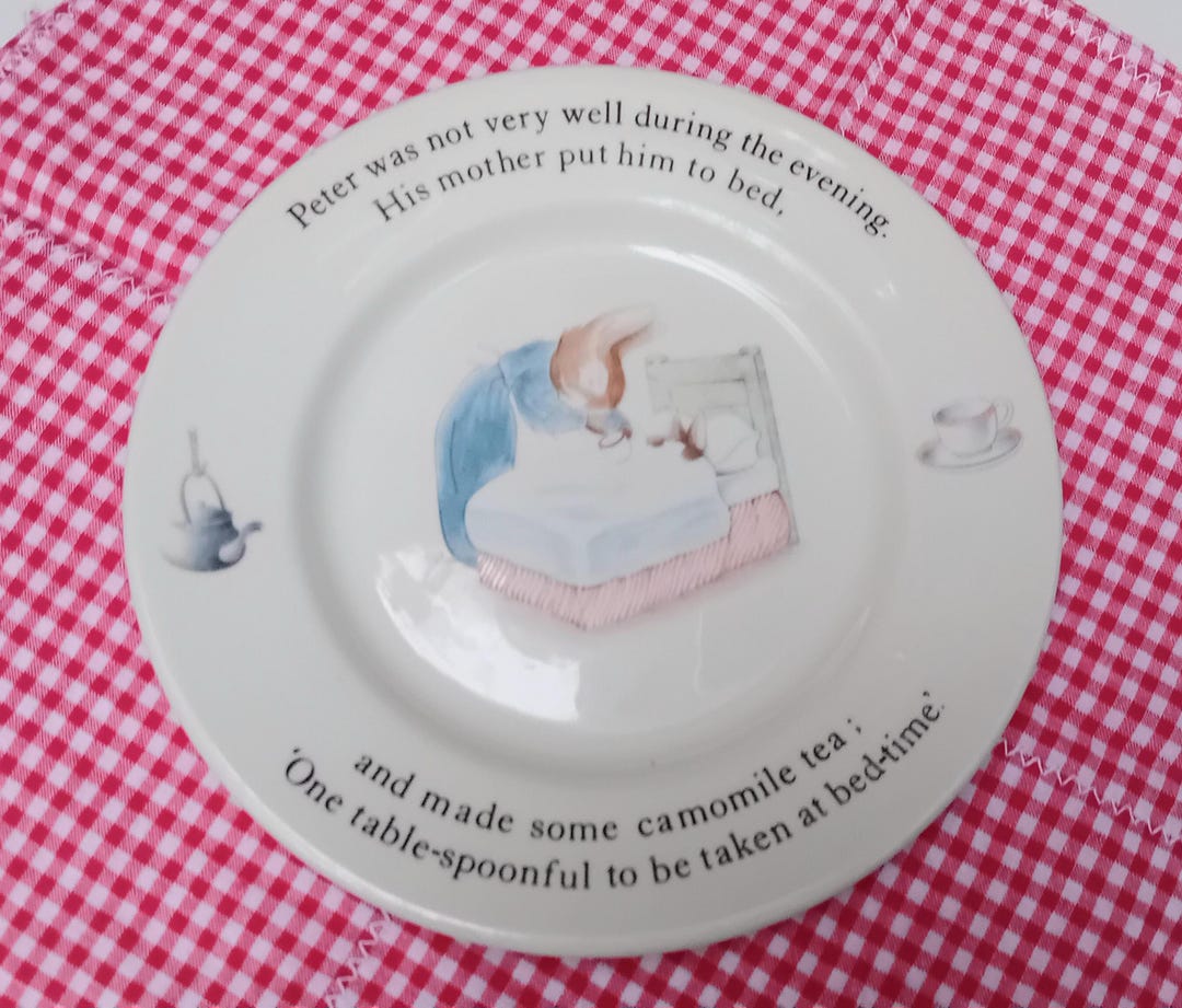 Beatrix Potter Peter Rabbit Tea Plate, Book Character, Children's ...