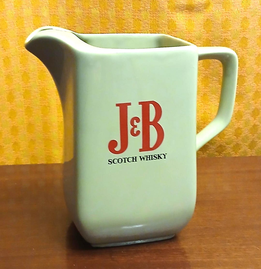Wade PDM J&B Whisky Mixer Jug, Water Jug, Vintage Barware, Man Cave ...