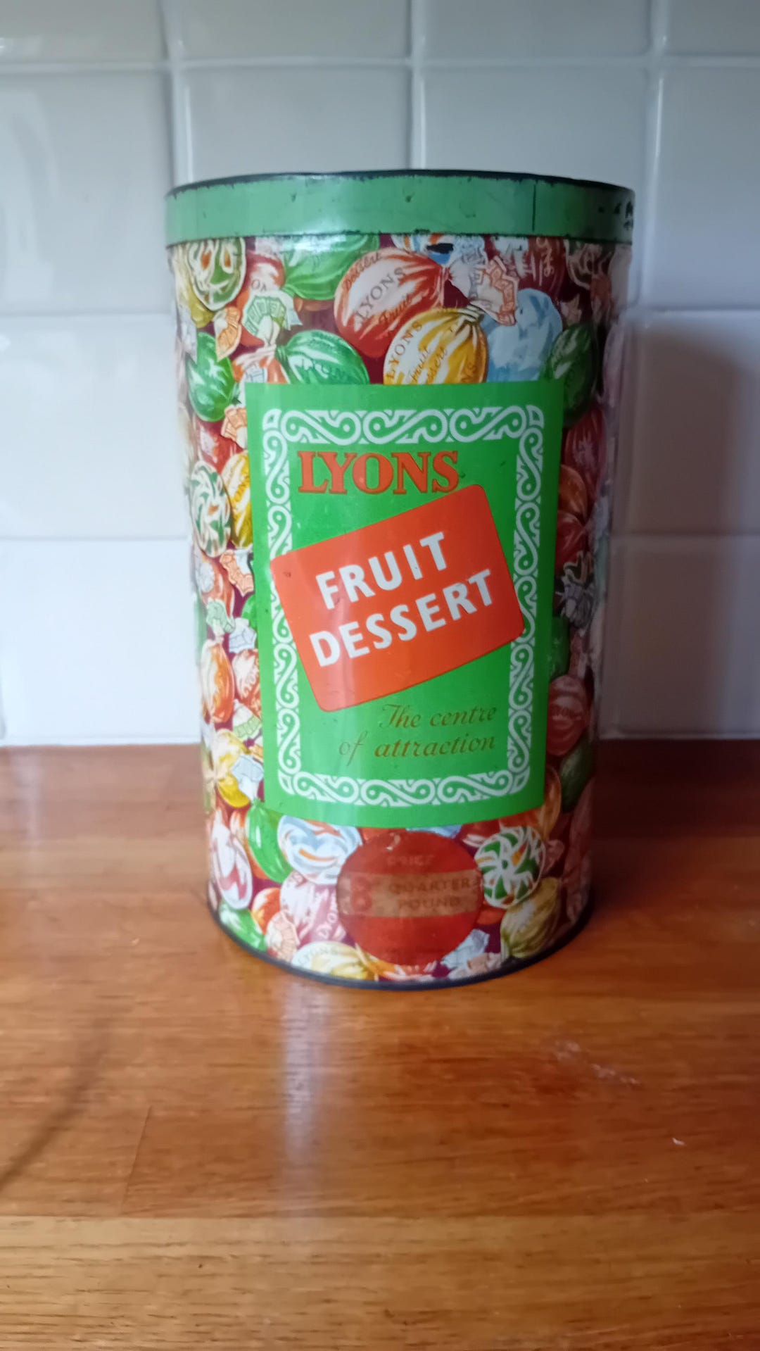 Lyons Fruit Dessert Tin: Vintage 1940s Sweet Shop Decor - Etsy