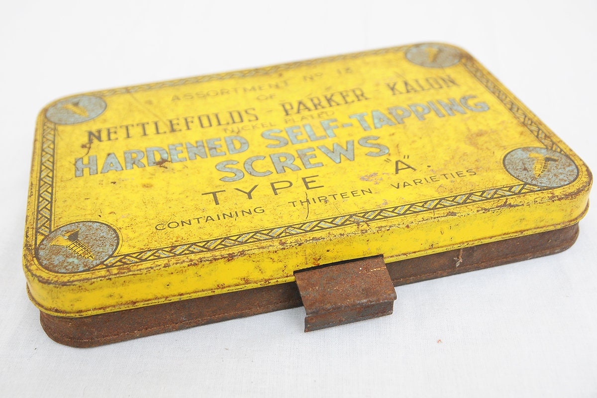 Nettlefolds-Parker-Kalon níquel plateado endurecido tornillos - Etsy México