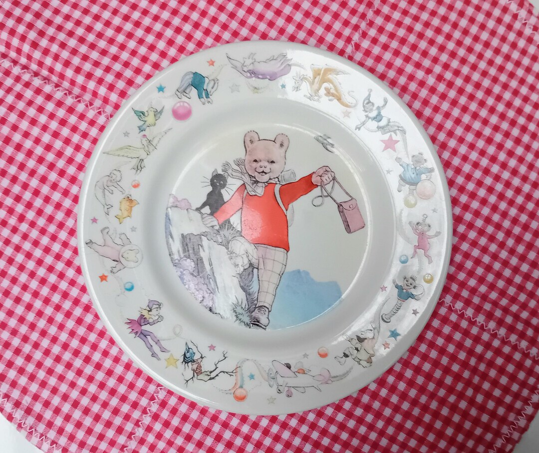 Rupert the Bear Tea Plate, Wedgwood Pottery, Express Newspapers, Book ...