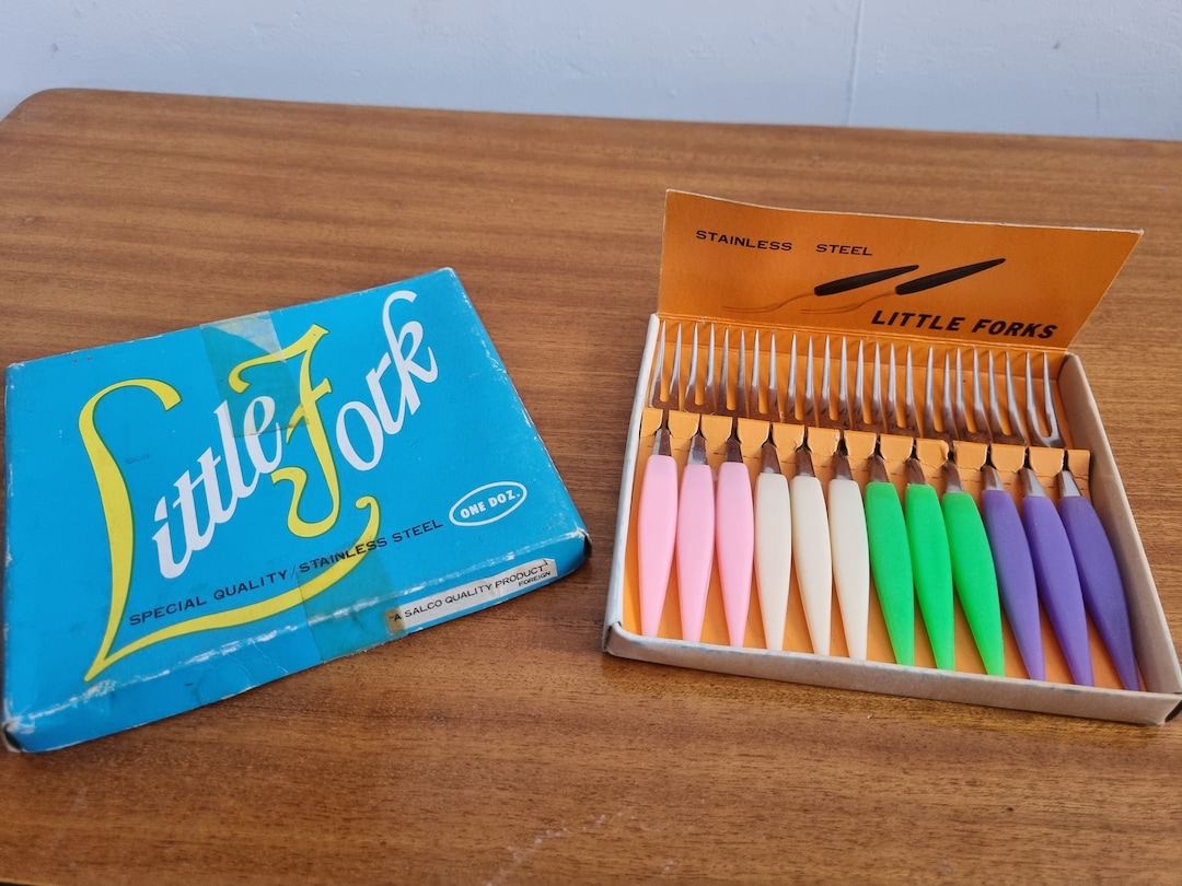 Set of Twelve Mini Cocktail Forks - Etsy