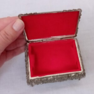 Daysun Trinket Box, Metal Jewellery Box, Jewelry Tin, Dressing Table ...