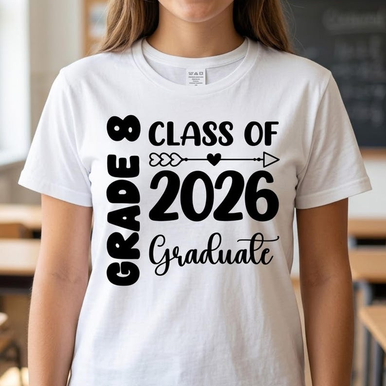 8th Grade Graduation Svg Bundle, Class of 2026 Svg, Eighth Grade ...