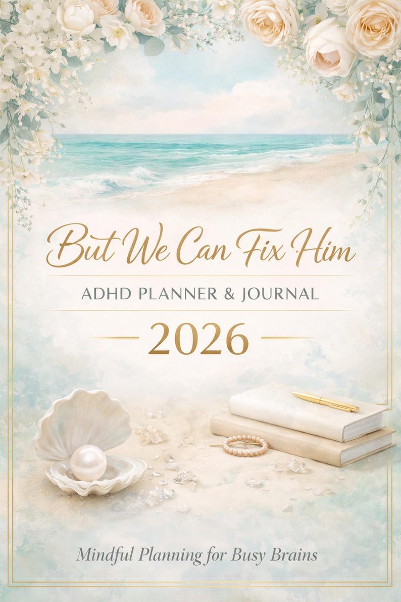 2026 ADHD Planner | Fillable Daily Planner PDF | Soft Luxury Digital ...