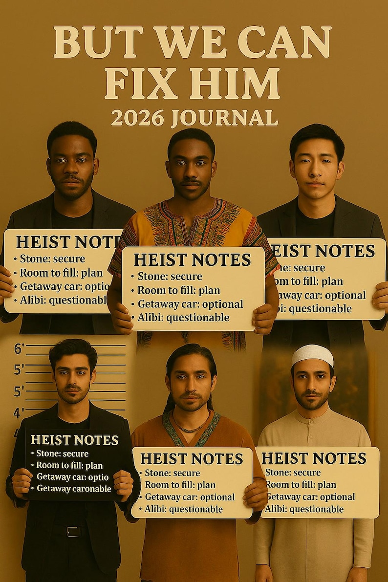 But We Can Fix Him 2026 Planner| Funny Heist-themed Planner- C - Etsy UK