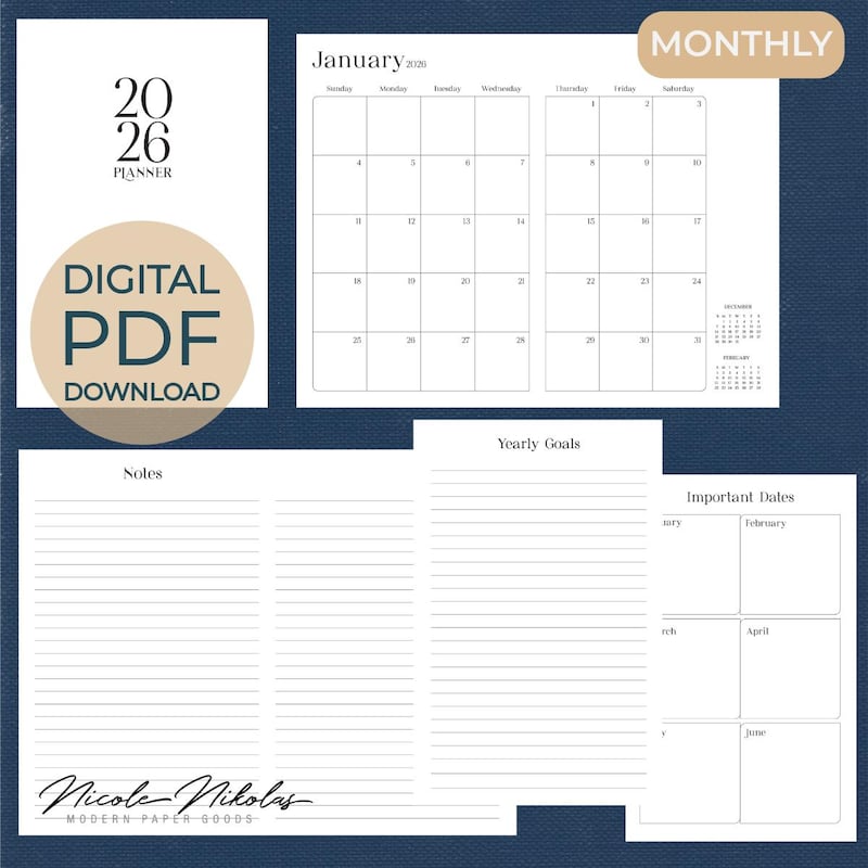 Journal Binding Planner - Etsy