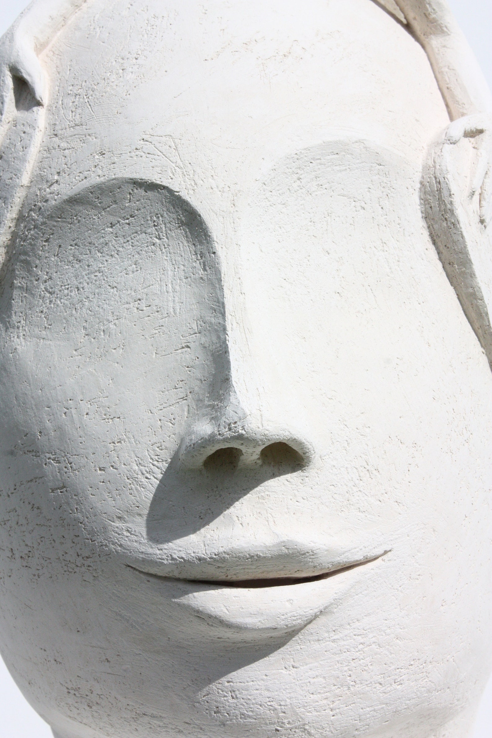 Modern Sculpture Ceramic Bust Large Head Original Art - Etsy