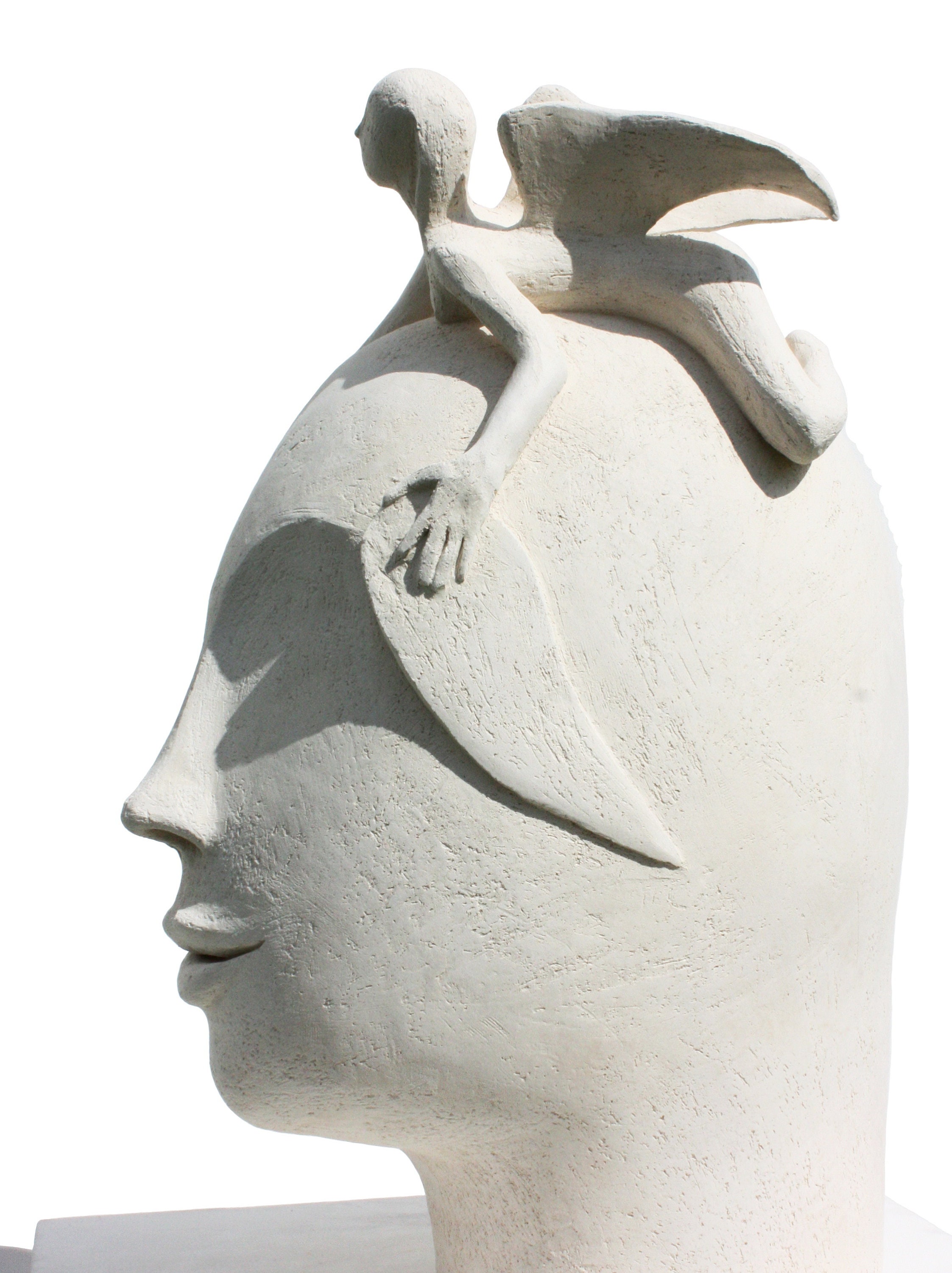 Modern Sculpture Ceramic Bust Large Head Original Art - Etsy