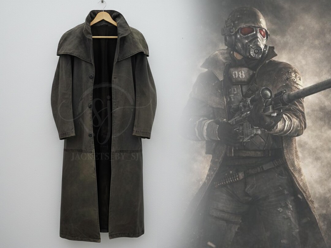 NCR Veteran Ranger Duster Coat | Fallout New Vegas Inspired Canvas Coat ...