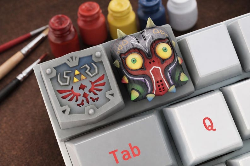 The Legend Zelda Key Caps / Majora's Mask DIY - Etsy
