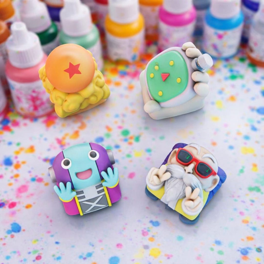 Dragon Ball DBZ VOL 2 Anime Keycaps DIY / Painted - Etsy UK