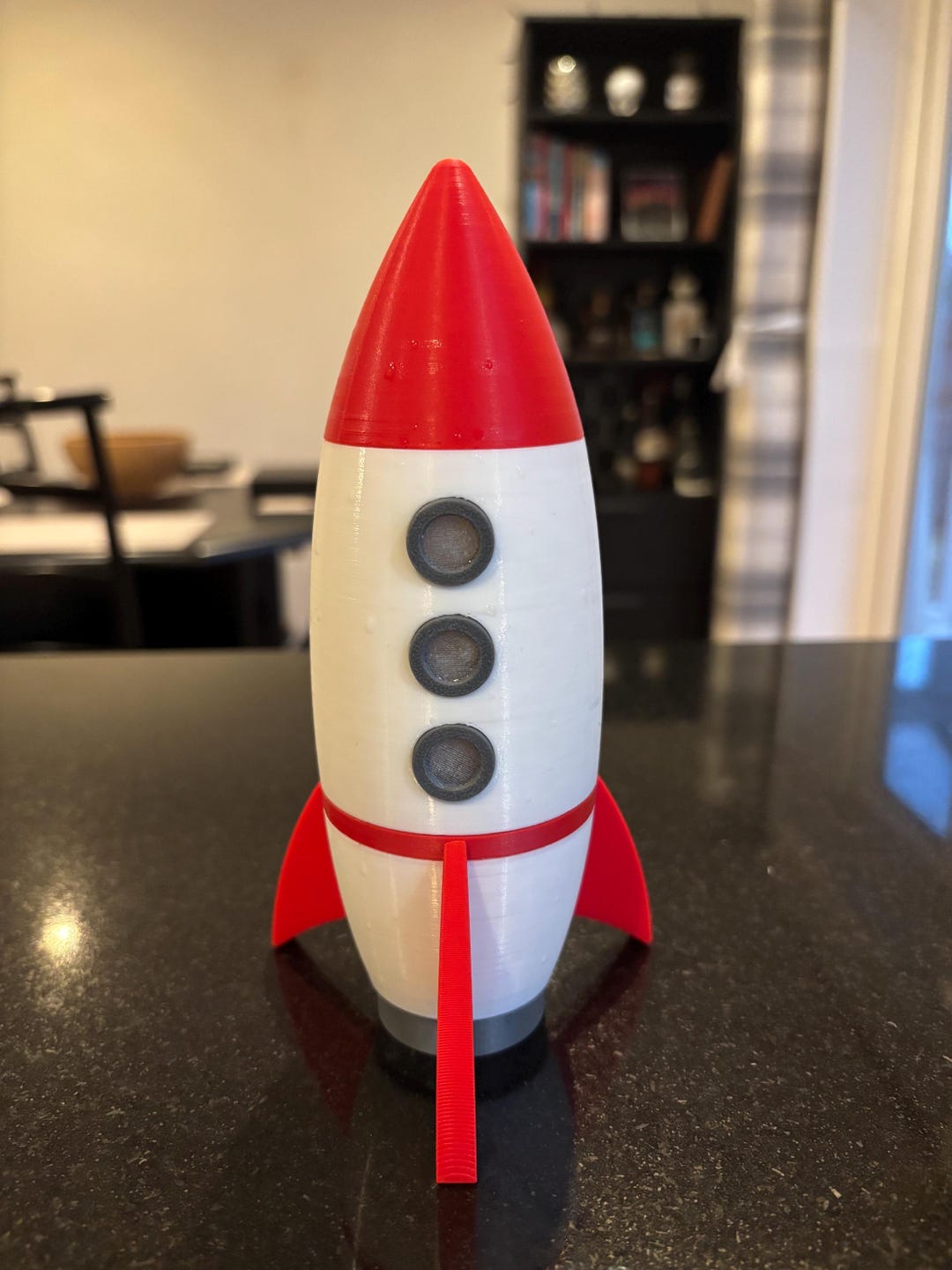 Personalised 3D Printed Rocket Ornament – Custom Colours & Name - Etsy
