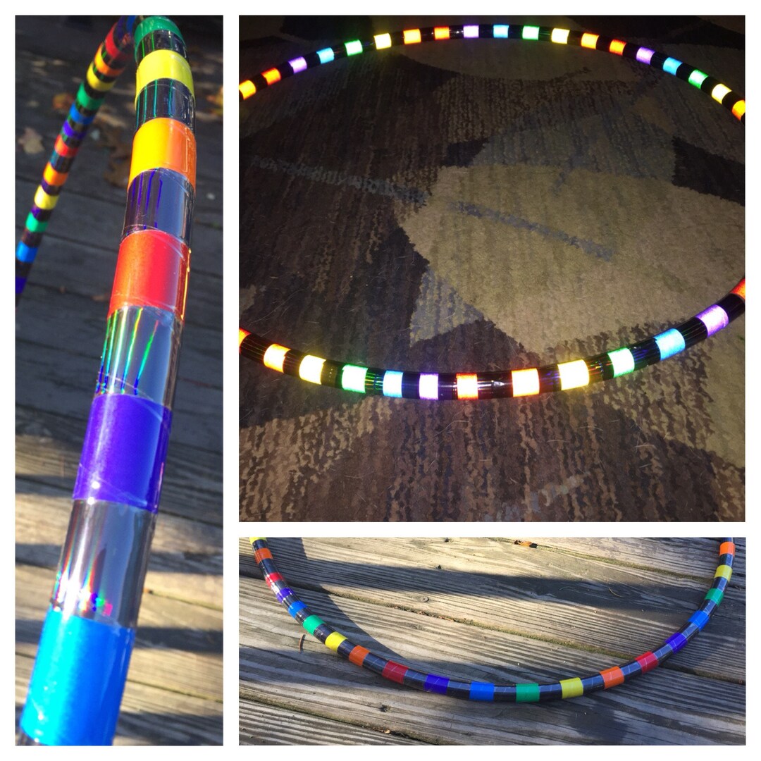 Broken Rainbow Reflective Hoop, Clear Protection Tape Included - Etsy