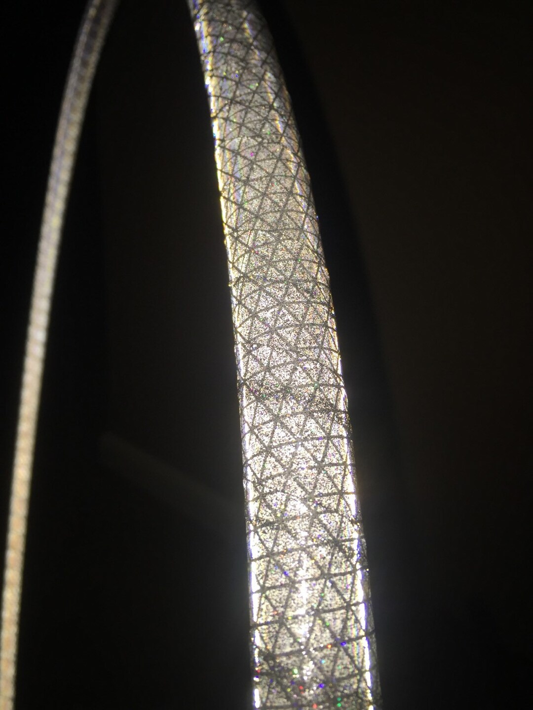 Silver Mine REFLECTIVE GLITTER Hoop, Clear Protection Tape and Grip ...