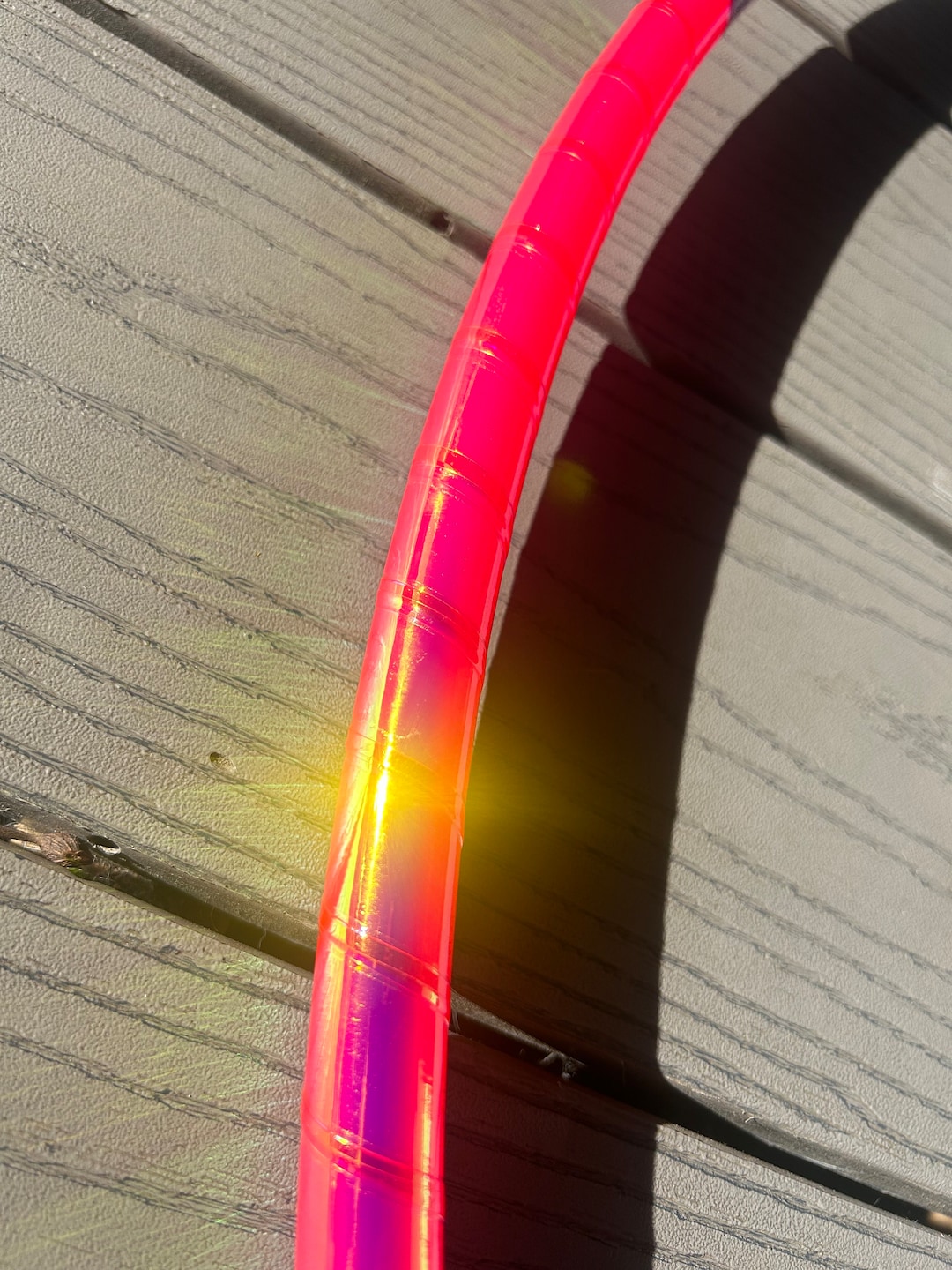 UV Pink Firefly Taped Hula Hoop- Polypro or HDPE Hula Hoop- Free ...
