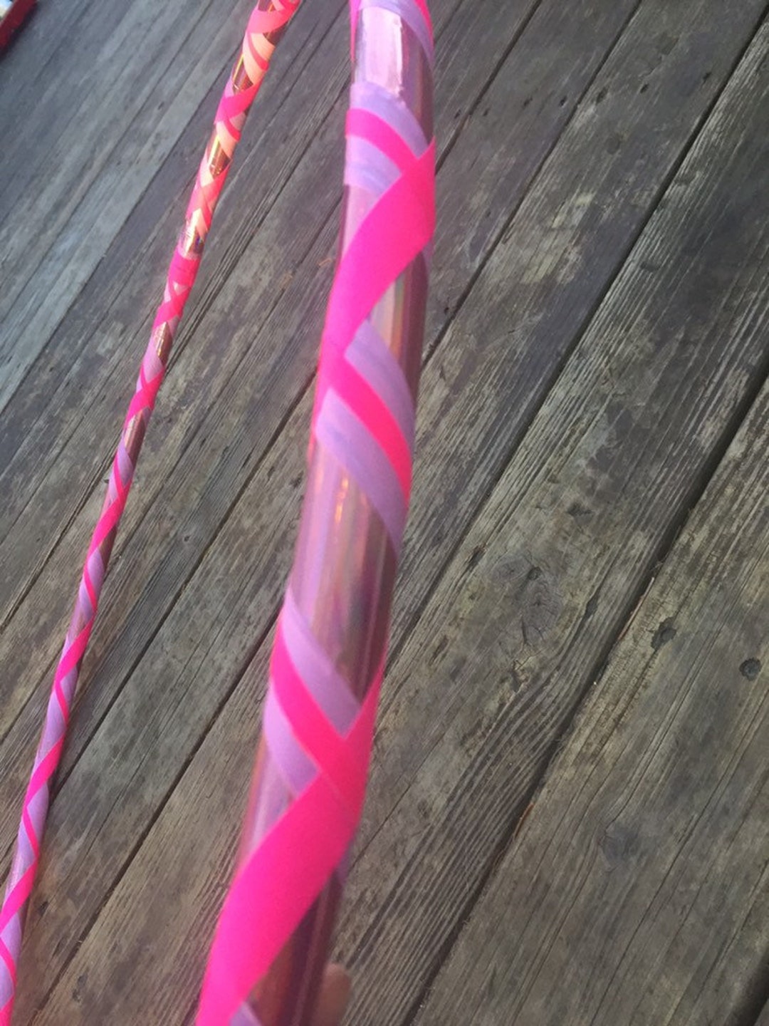 Pretty in Pink Hula Hoop- Beginner/ Workout/ Extra Large Giant ...