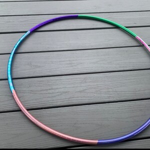 MERMAID MORPH Color Taped Hula Hoop polypro or HDPE Hula Hoop Free ...