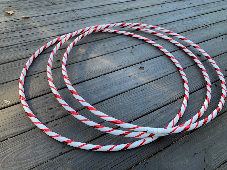 Candy Cane Hula Hoop- Beginner/ Workout/ Extra Large Giant ...