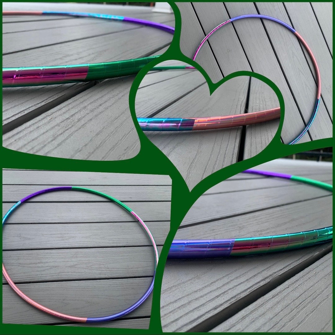 MERMAID MORPH Color Taped Hula Hoop polypro or HDPE Hula Hoop Free ...