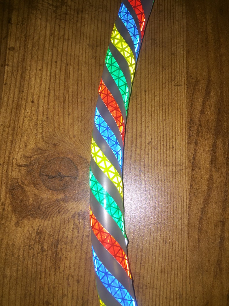 Fruit Stripes Series Reflective Hoop, Clear Protection Tape and Grip ...