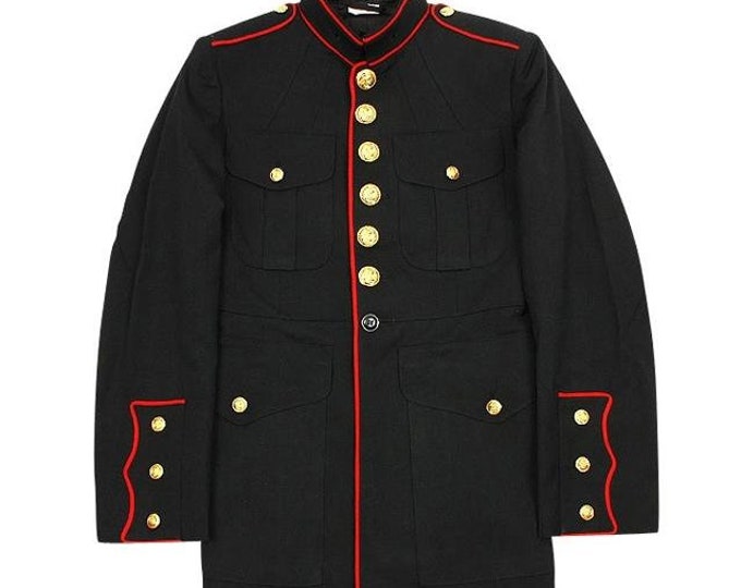 Genuine Issue USMC Dress Blues Tunic, Made in USA - Etsy