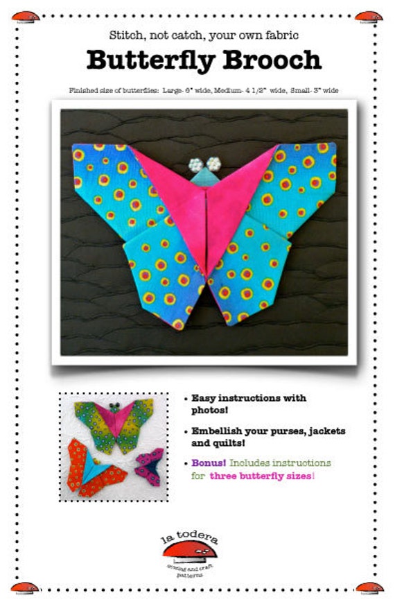 Fabric Origami Butterfly Tutorial