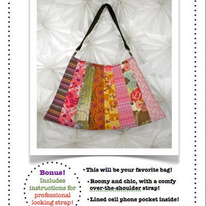 Fan Bag Sewing Pattern PDF Patchwork Quilted Bag Pattern - Etsy