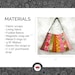 Fan Bag Sewing Pattern PDF , Patchwork Quilted Bag Pattern, Recycled ...
