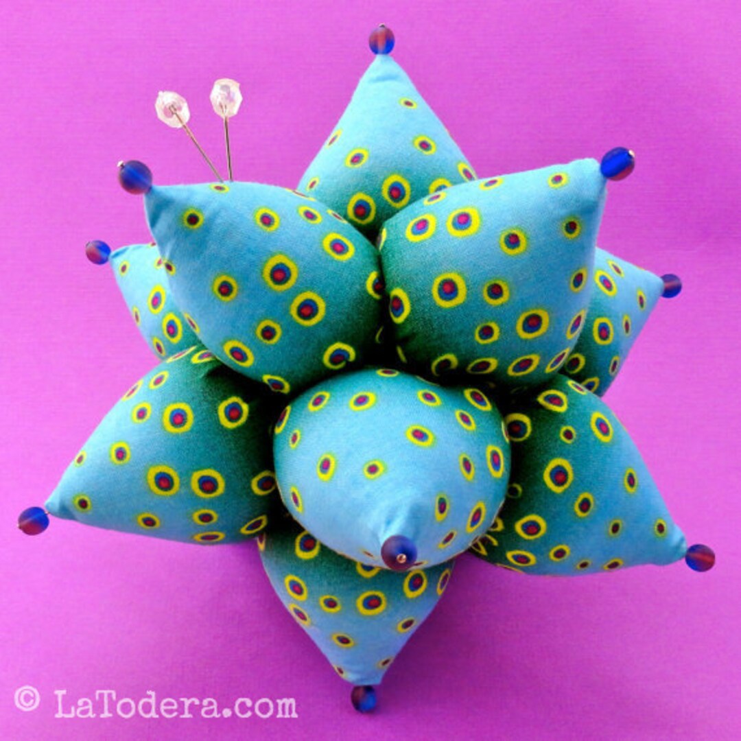 Pincushion Tutorial Sea Urchin Pattern PDF Sea Creature Pincushion ...