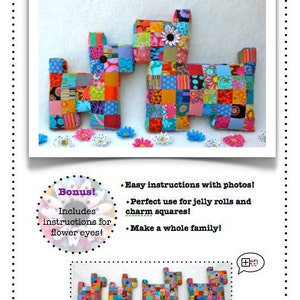 Patchwork Dog Pillow PDF Sewing Pattern, Instant Download, Scotty Dog ...