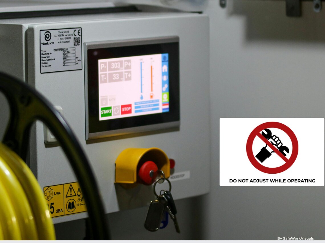 Machine Safety Prohibition Signs | Industrial Machinery | OSHA Style ...