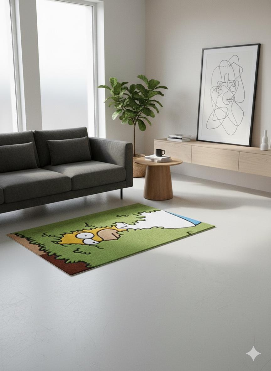 Hand-tufted Cartoon Character Rug, Pop Art Decor - Etsy