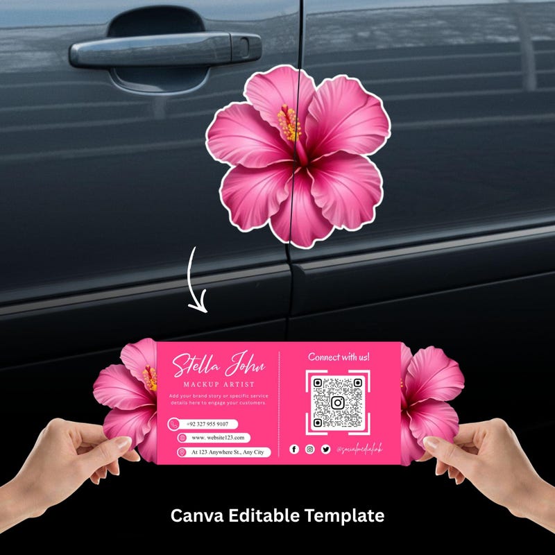 Hibiscus Business Cards - Etsy