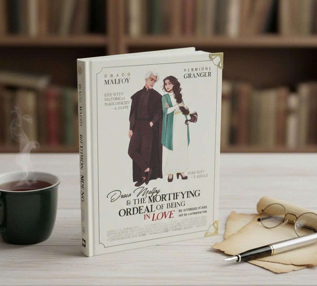 Wizard Enemies to Lovers Hardcover Book – Dark Academia Fan Fiction - Etsy