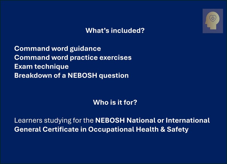 NEBOSH Certificate Exam Technique Bundle | NG1 / IG1/ NG2 / IG2 ...