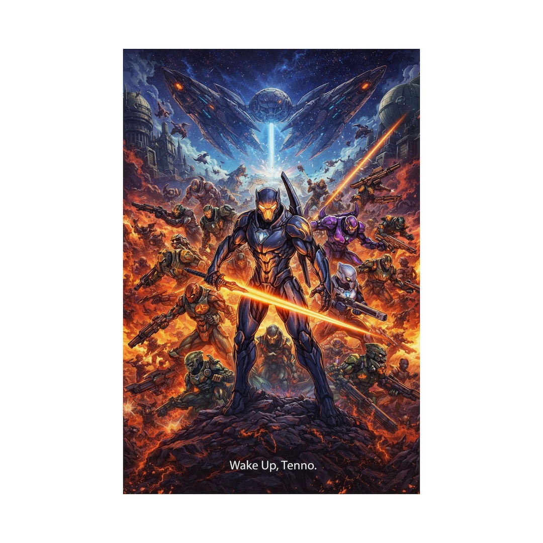 Warframe Poster - Warframe Merch for Tenno | Warframe Gift for Gamers ...