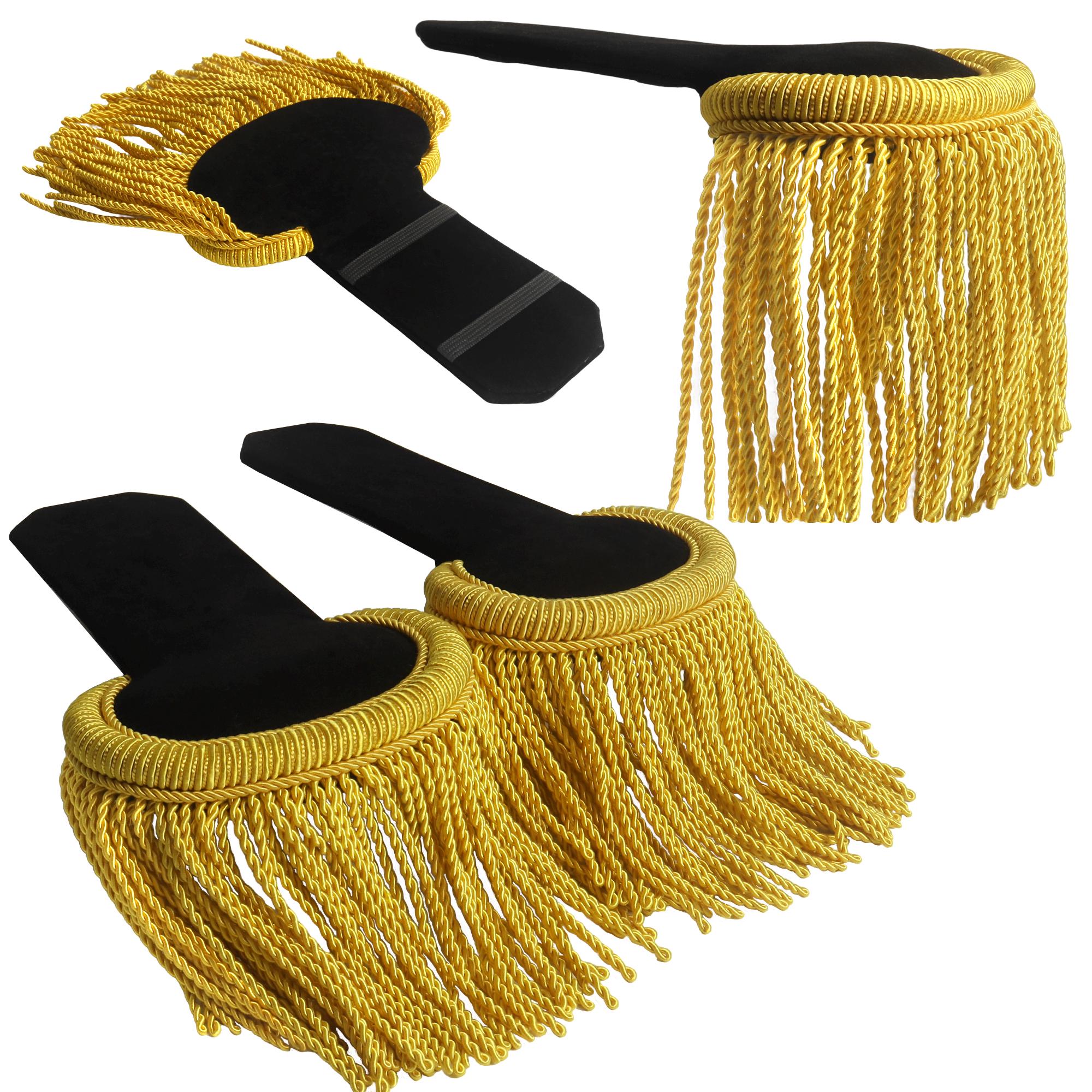 Bullion Wire Uniform Performance Epaulette Cosplay Costume Uniform ...