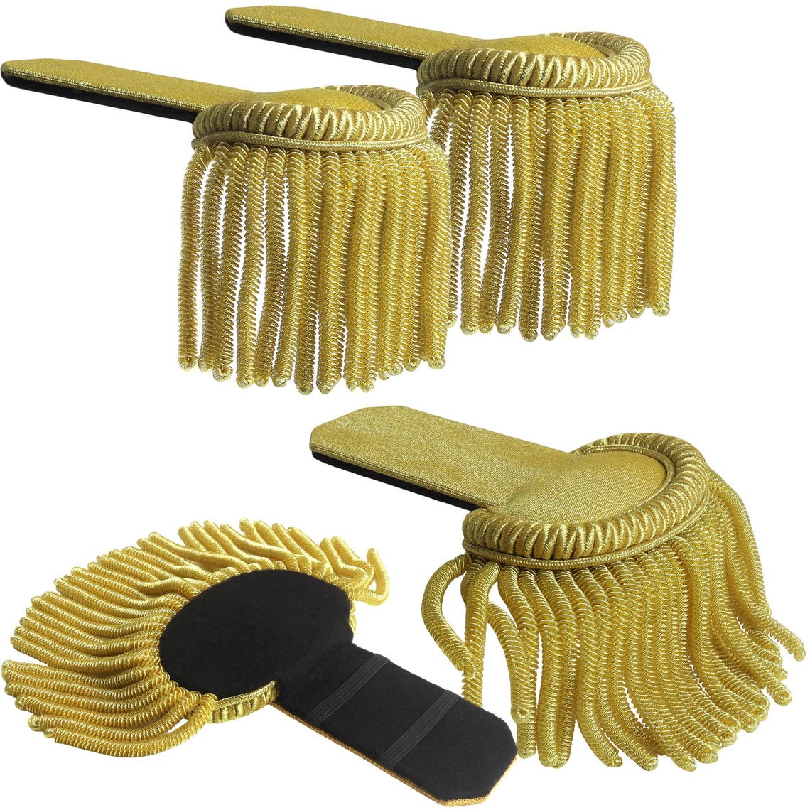Bullion Wire Uniform Performance Epaulette Cosplay Costume Uniform ...