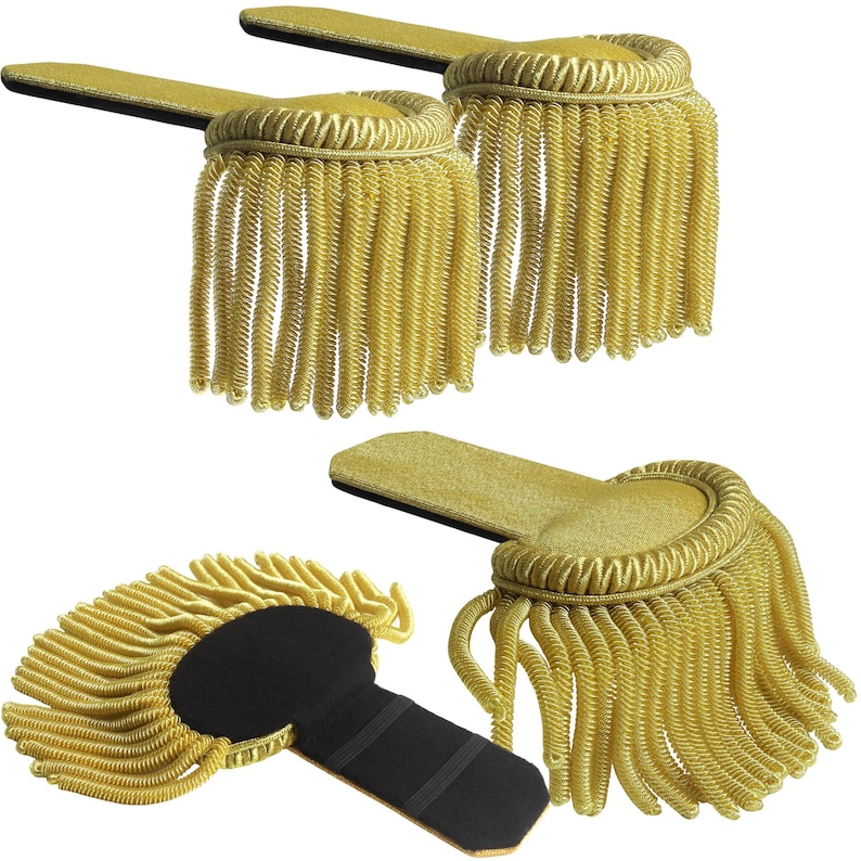 Bullion Wire Uniform Performance Epaulette Cosplay Costume Uniform ...