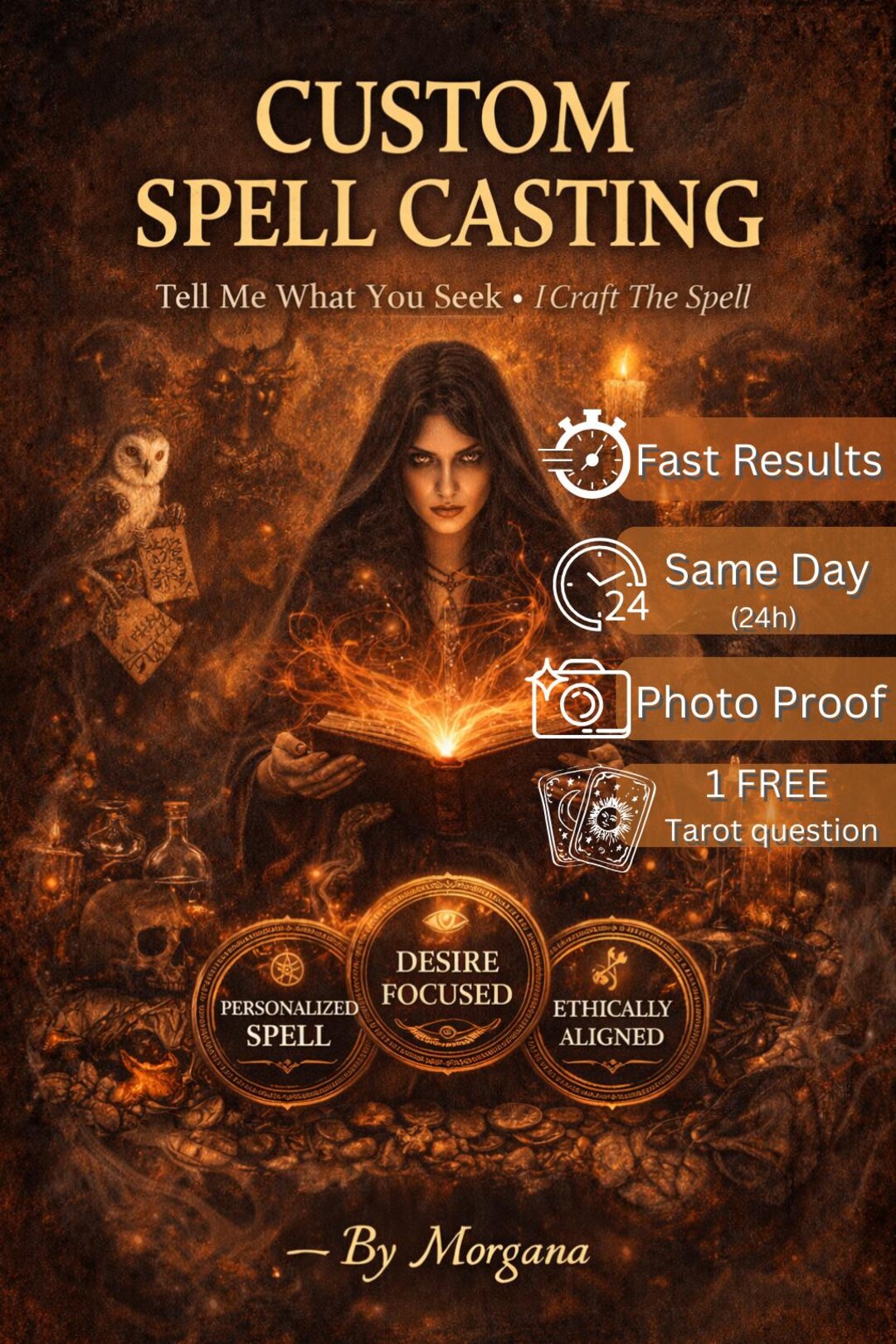 Custom Spell Casting – Personalized Spell Ritual | Tailored Magic for ...