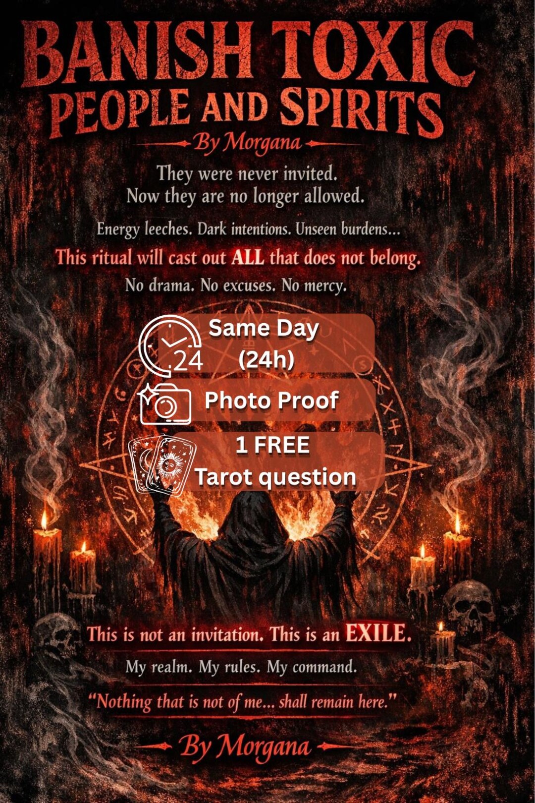 Banish Toxic People and Spirits Ritual | Dark Protection, A Energy ...