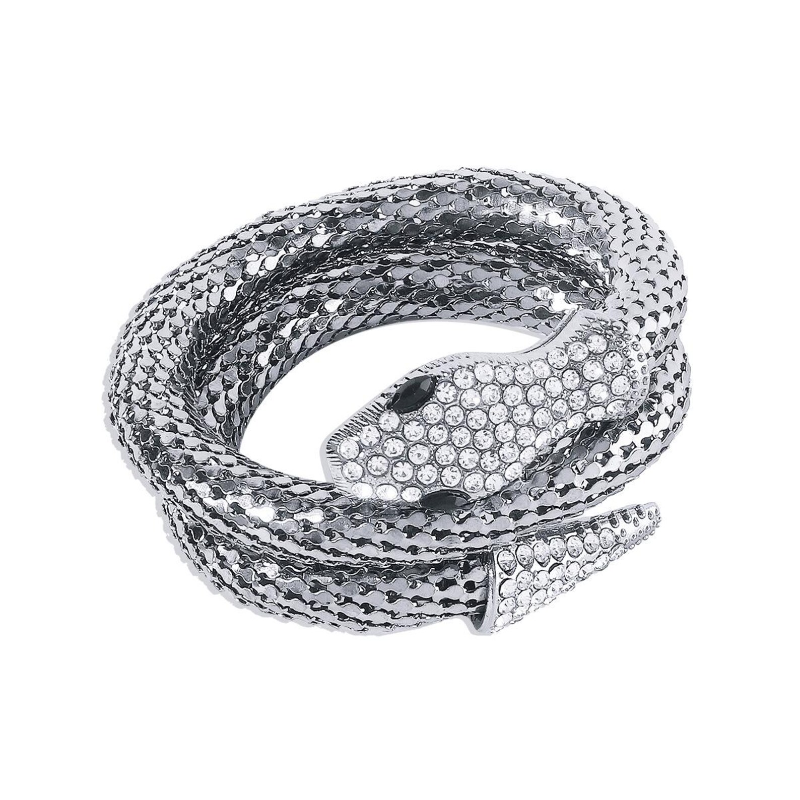 Gold Snake Crystal Serpent Lasso Necklace, Exaggerated Y-shaped Design ...