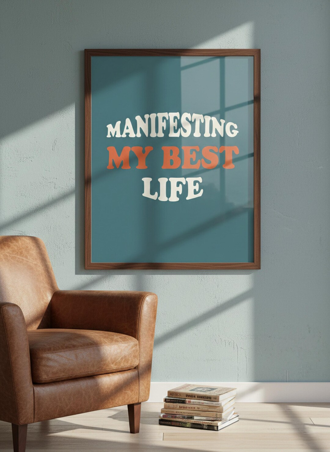 Manifesting My Best Life Printable Wall Art | Manifestation Quote ...