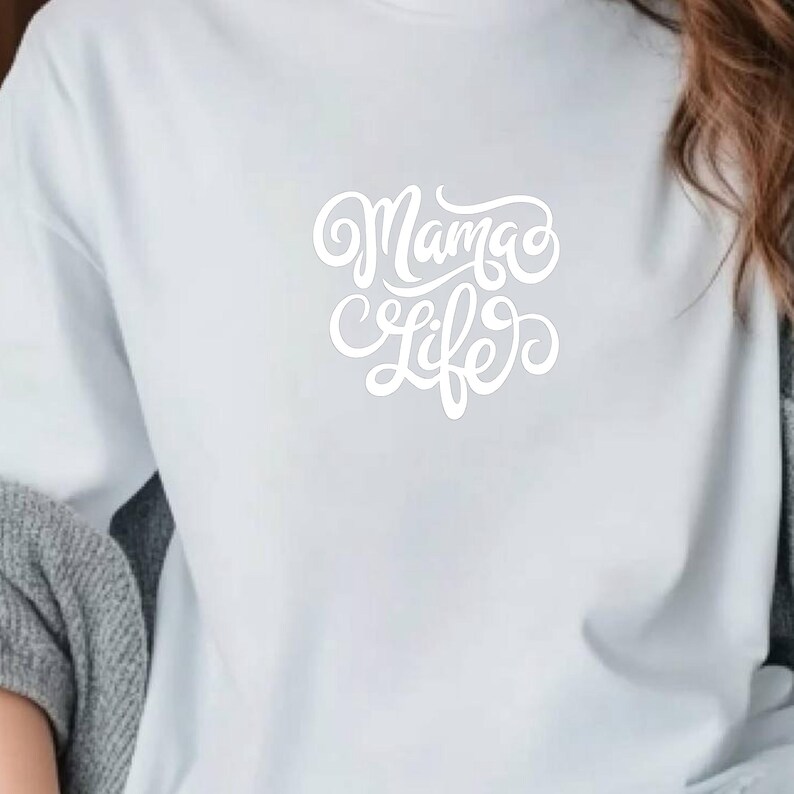 Green Cotton Mama Sweatshirt, White Script Graphic Pullover S-5XL - Etsy