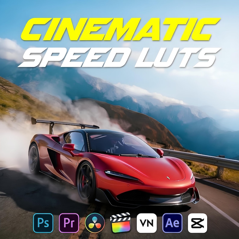 200+ Car Luts Pack, Cinematic Automotive Color Grading (digital ...