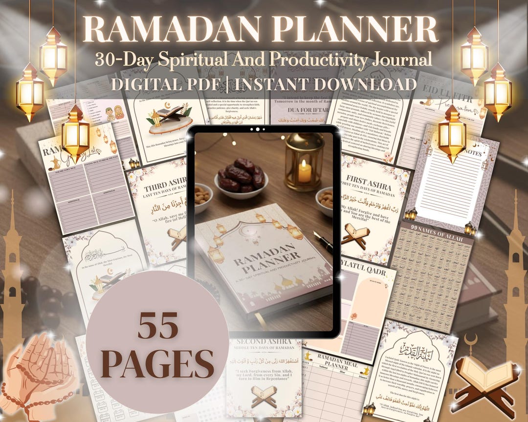 Ramadan Planner 2026 Bundle Printable,ramadan Planner,ramadan Planner ...