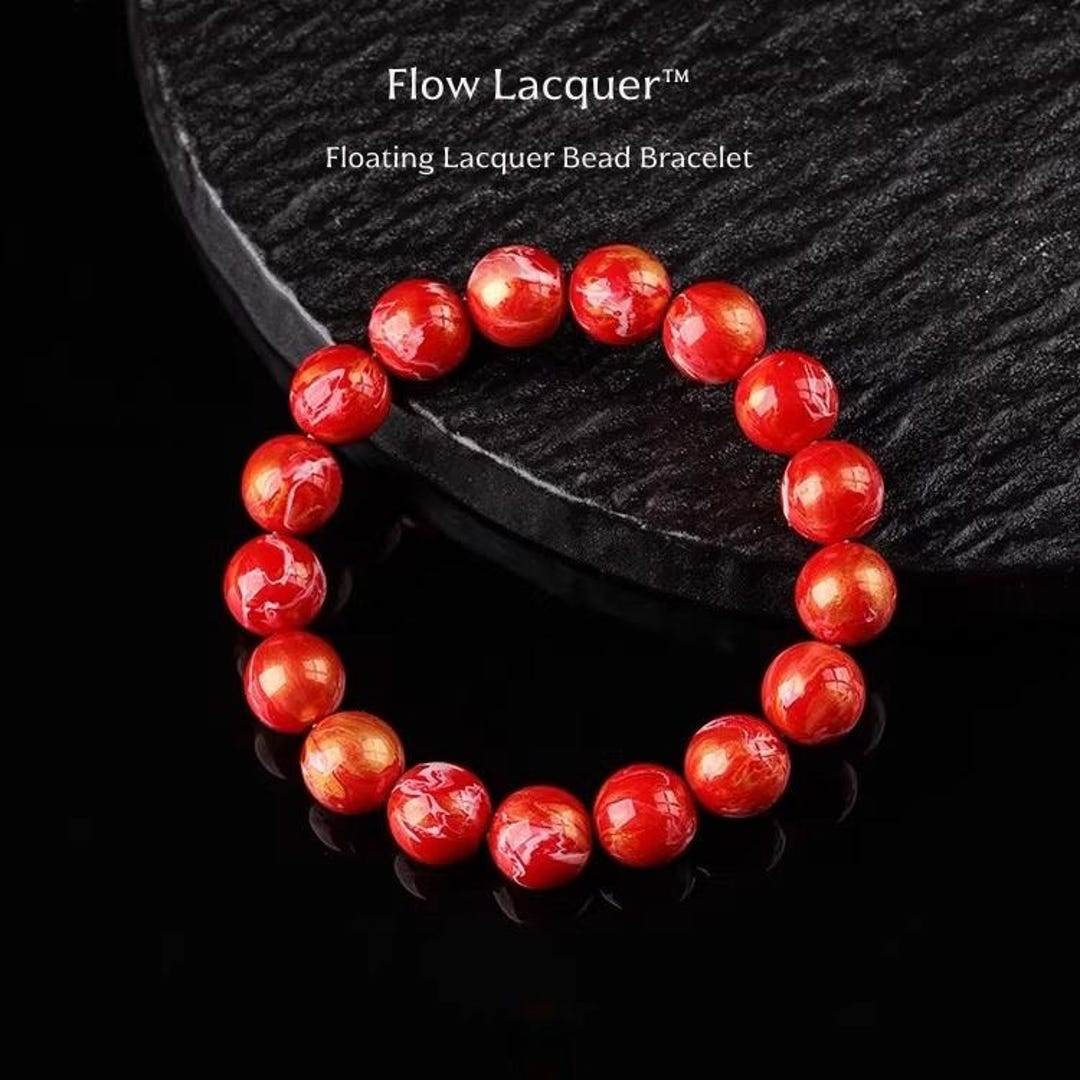 Flow Lacquer™ – Autumn Ember | Handcrafted Floating Lacquer Bead ...