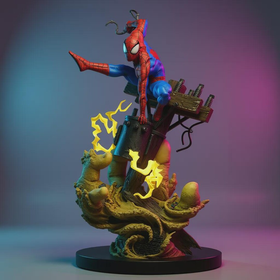 Spider Man - Marvel STL 3D Print File - Etsy